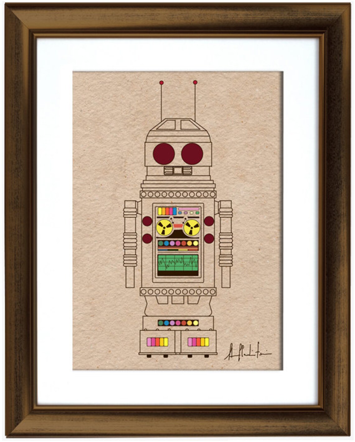 I005: Robot Arthur Toy - Etsy