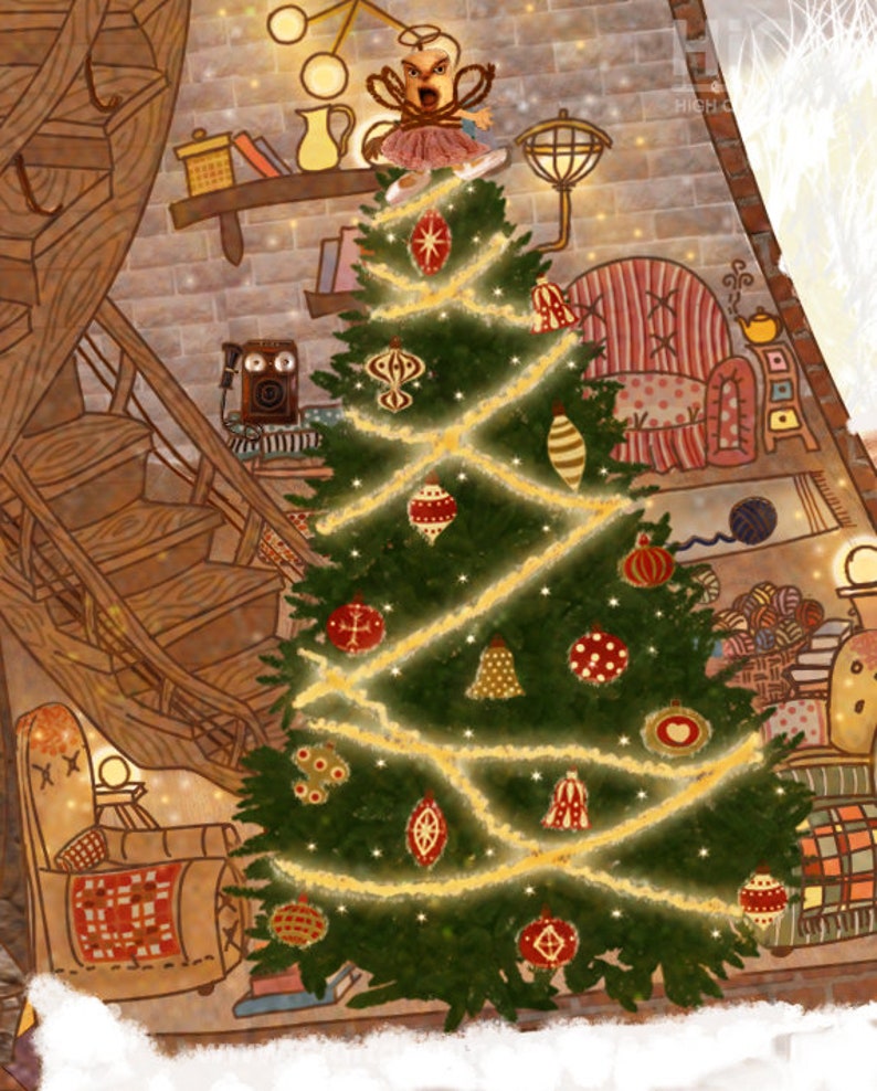 A034: the Burrow Weasley Family at Christmas - Etsy