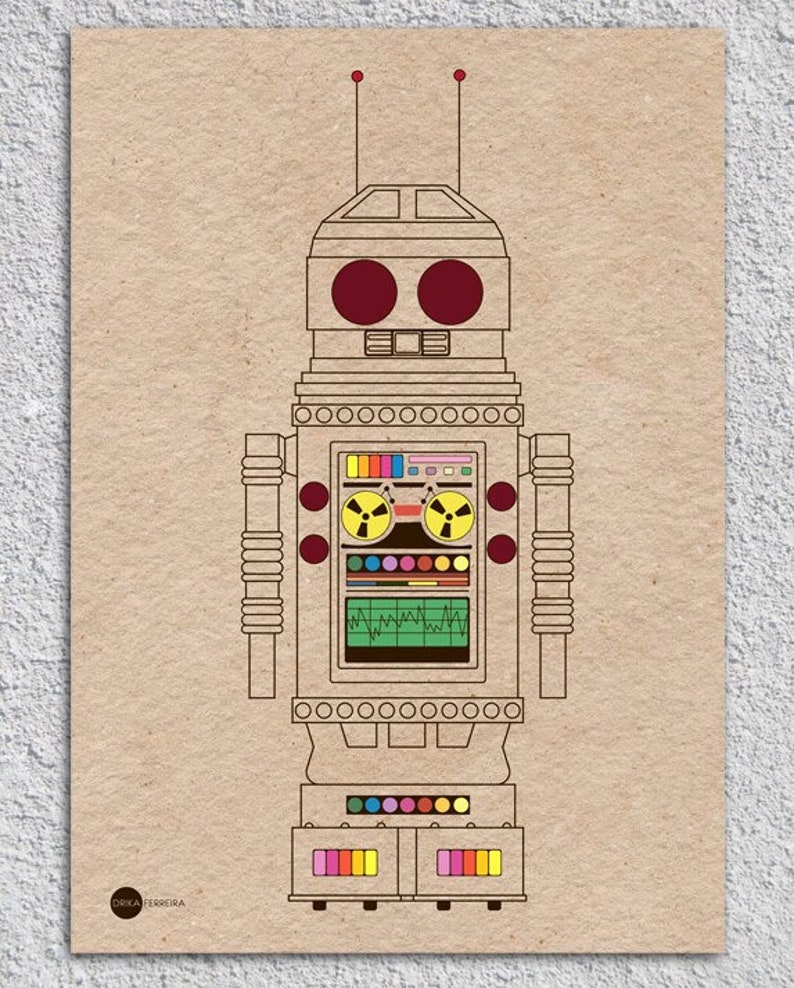 I005: Robot Arthur Toy - Etsy