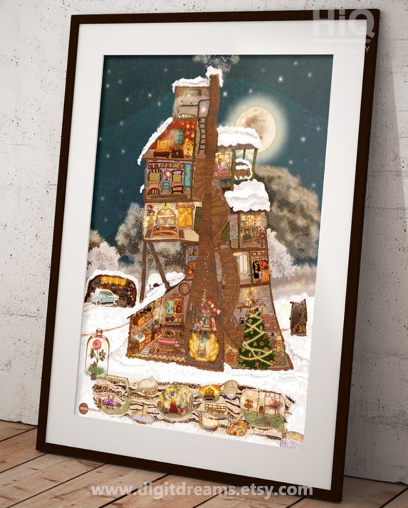A034: the Burrow Weasley Family at Christmas - Etsy