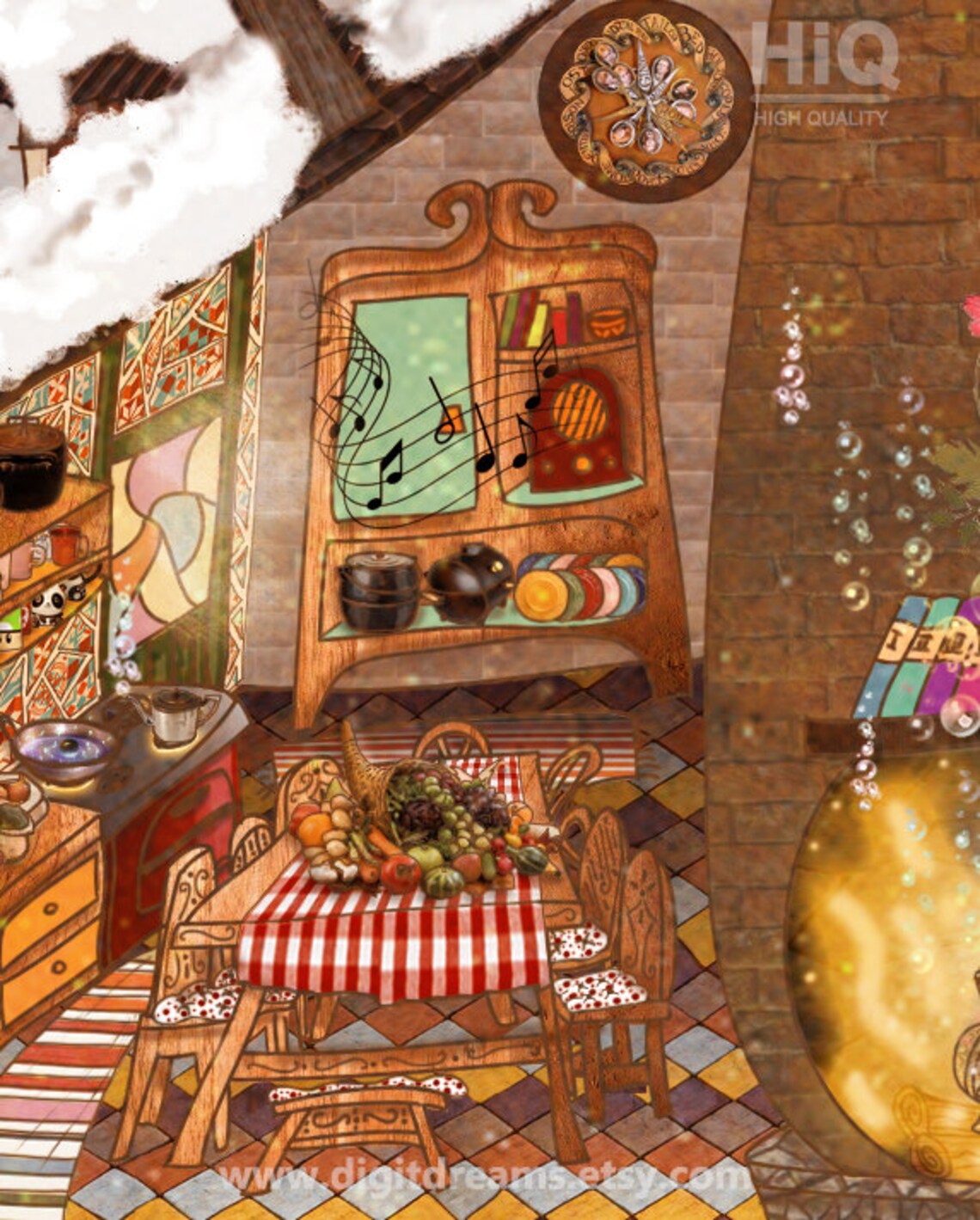 A034: the Burrow Weasley Family at Christmas - Etsy