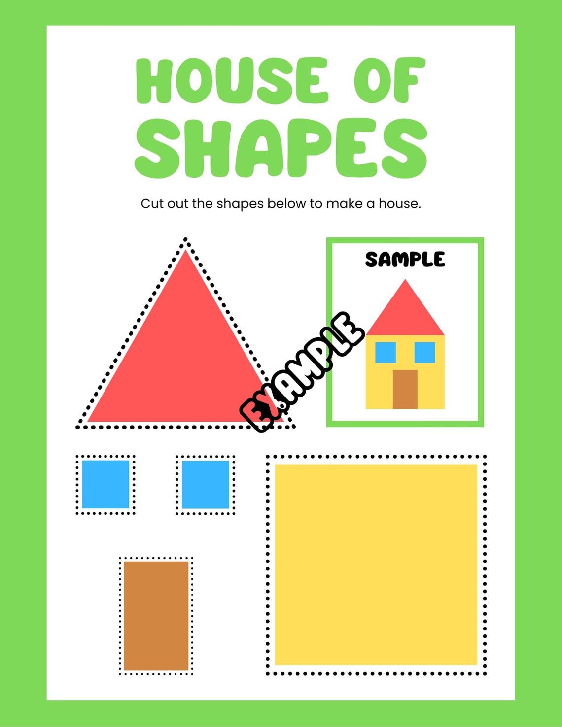 I Know My Shapes, Preschool, Workbook, Shapes, Learning, Pre-k ...