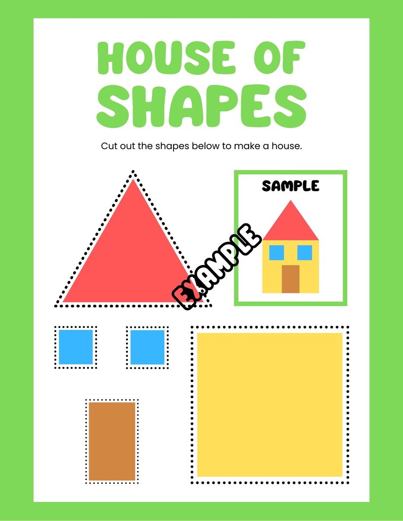 I Know My Shapes, Preschool, Workbook, Shapes, Learning, Pre-k ...