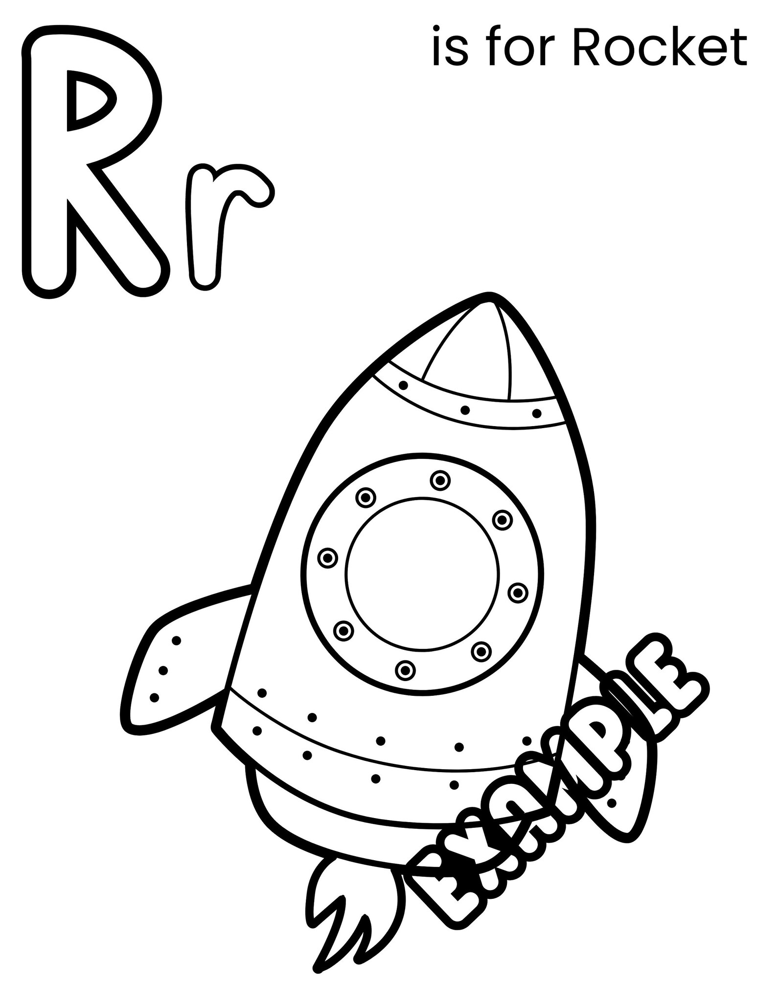 Alphabet, Coloring Book, Preschool, Pre-k, Download, Digital Coloring ...