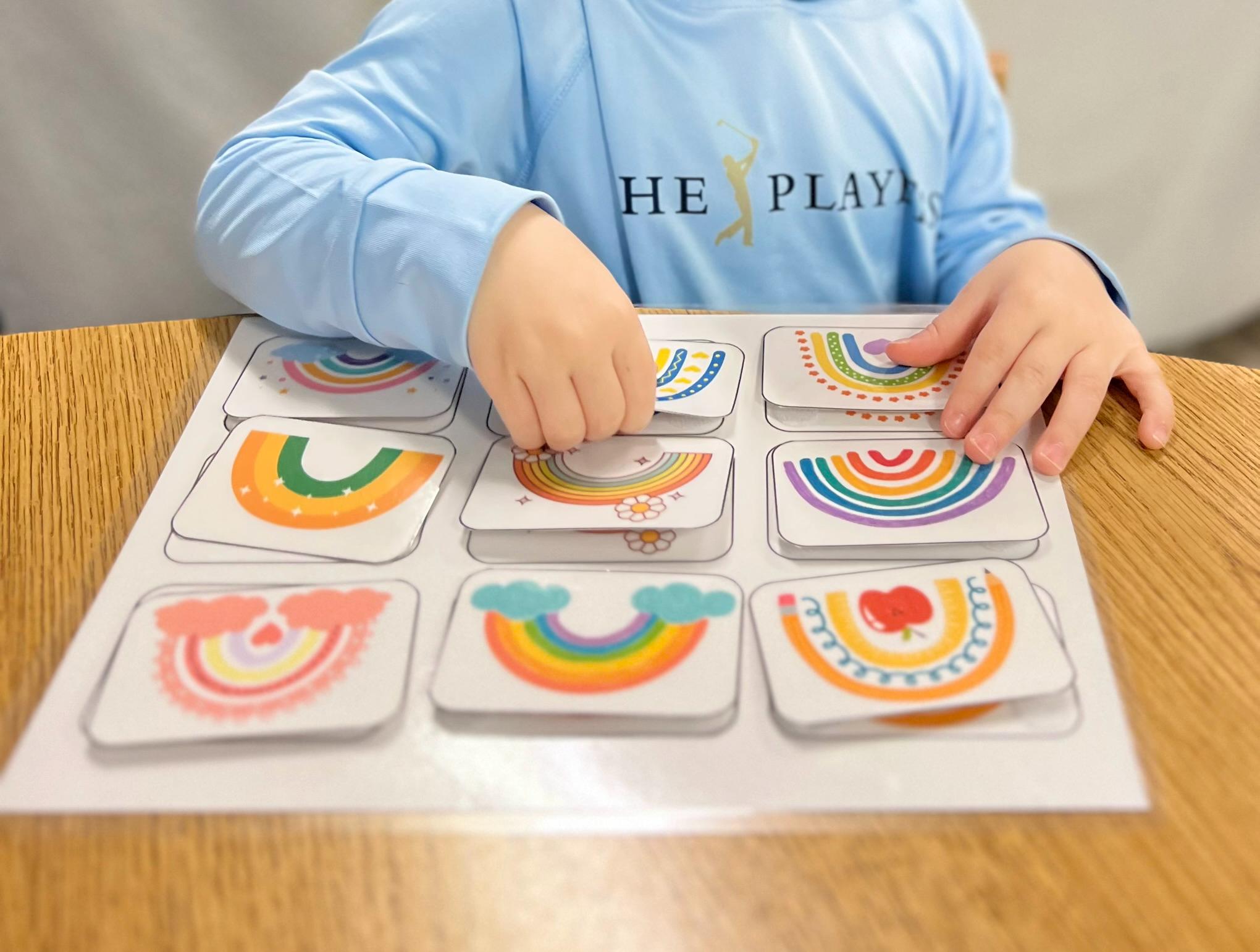 Rainbow Matching Game for Preschoolers (digital Download) - Etsy