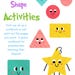 I Know My Shapes, Preschool, Workbook, Shapes, Learning, Pre-k ...