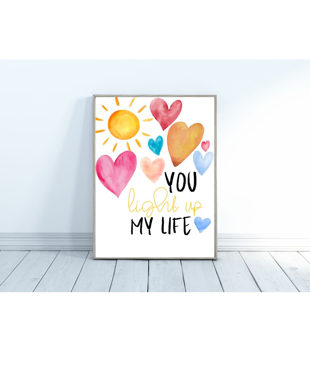You Light up My Life, Digital File, Download, Light, Home Decor, Gift ...