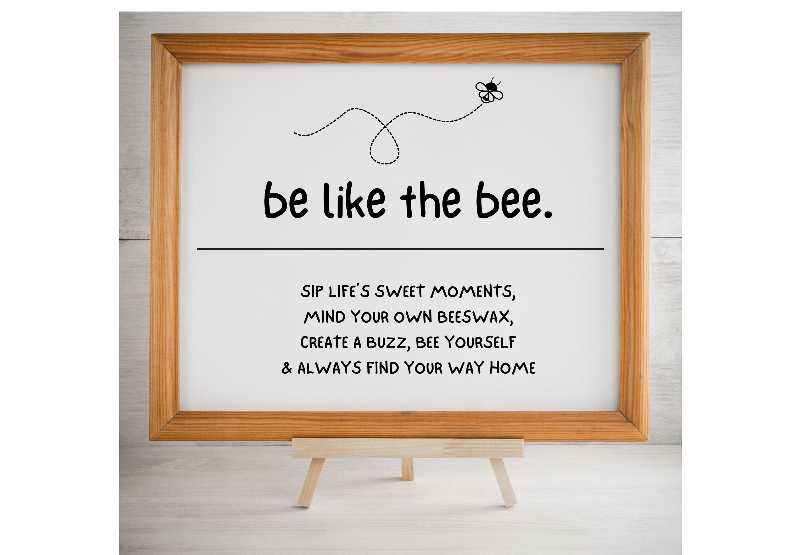 Be Like the Bee., Digital File, Digital Print, Bee, Printable ...