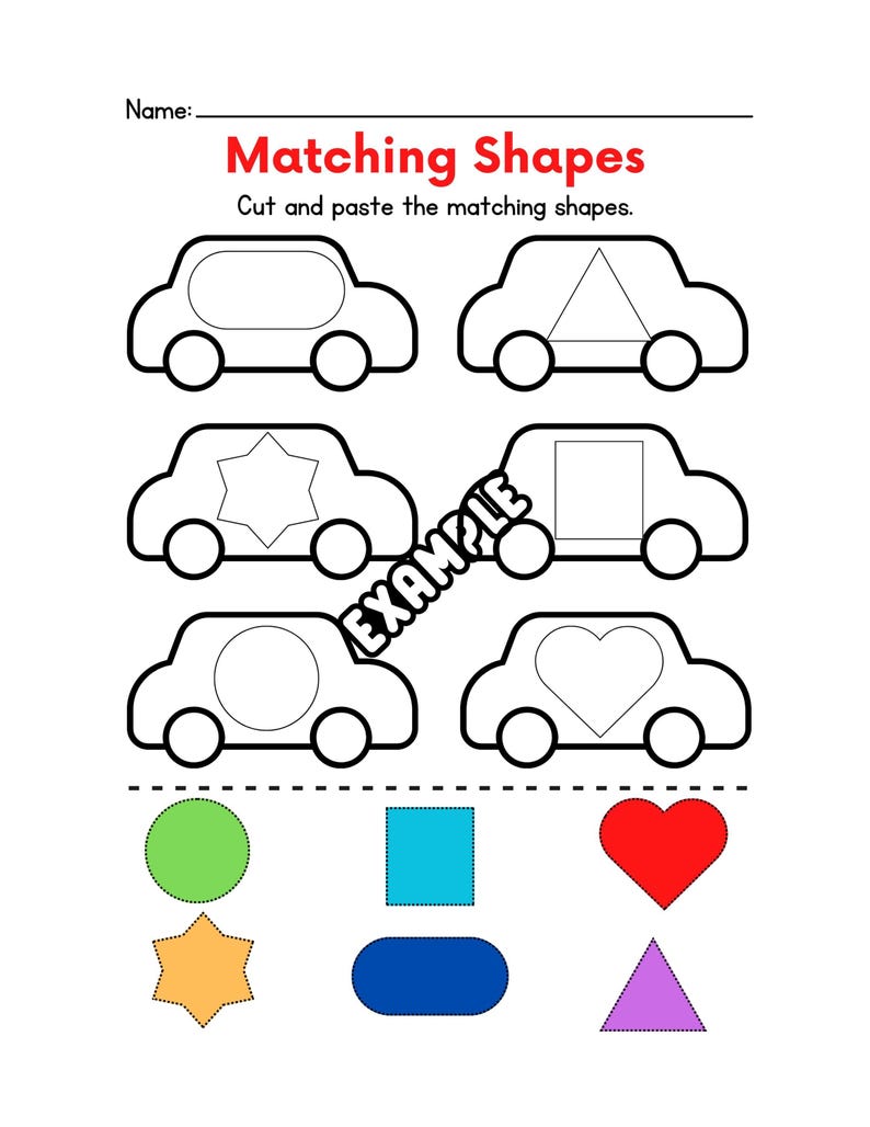 I Know My Shapes, Preschool, Workbook, Shapes, Learning, Pre-k ...