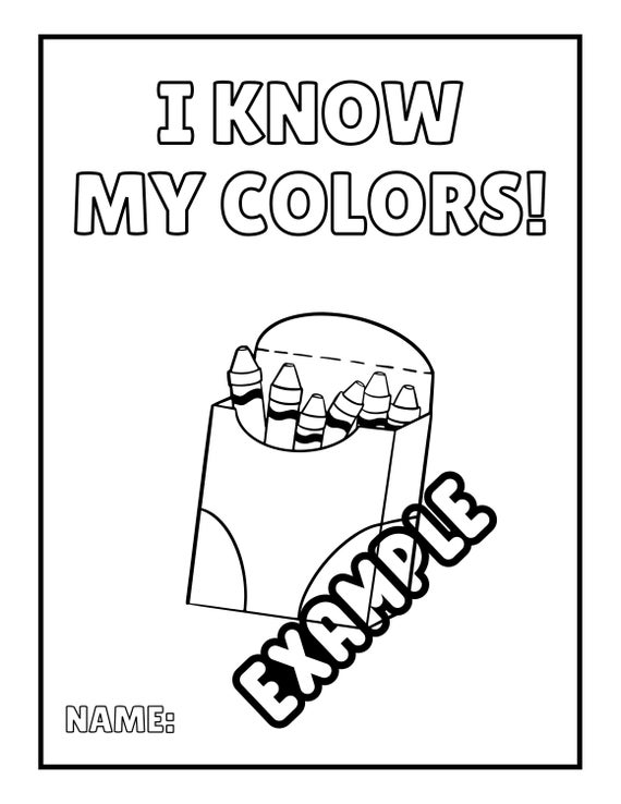 Hoja De Trabajo "conozco Mis Colores"