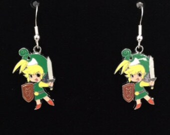 Zelda Link Earrings - Etsy