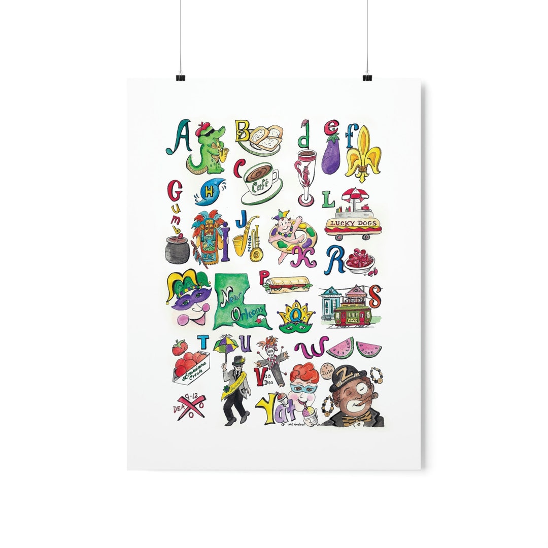 Yat Alphabet - Premium Matte Vertical Posters - Etsy