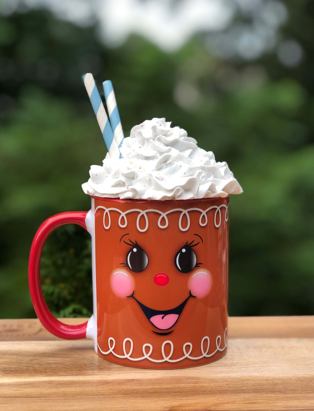 Gingerbread Mug Sublimation Digital Design PNG Only - Etsy