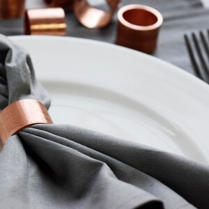 Rustic Copper Pipe Napkin Ring Sample Wedding Napkin Rings - Etsy Australia