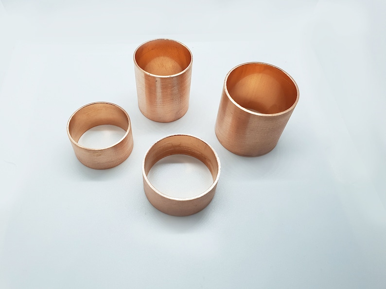 Rustic Copper Pipe Napkin Ring Sample Wedding Napkin Rings | Etsy