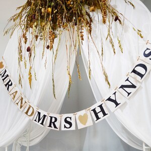 Wooden Mr. and Mrs. Banner Rustic Wedding Wooden Sign - Etsy