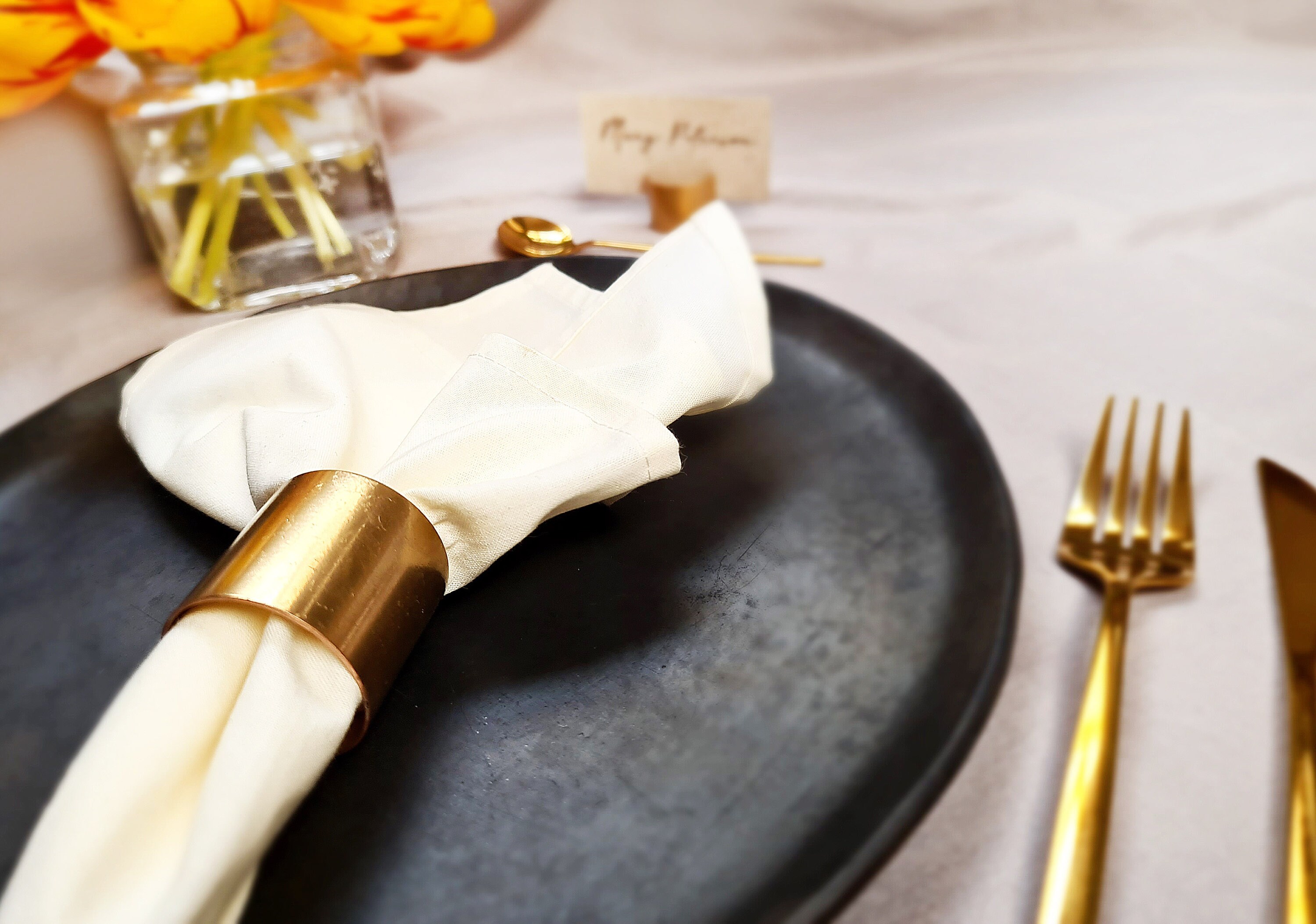 Rustic Copper Pipe Napkin Ring Sample Wedding Napkin Rings - Etsy