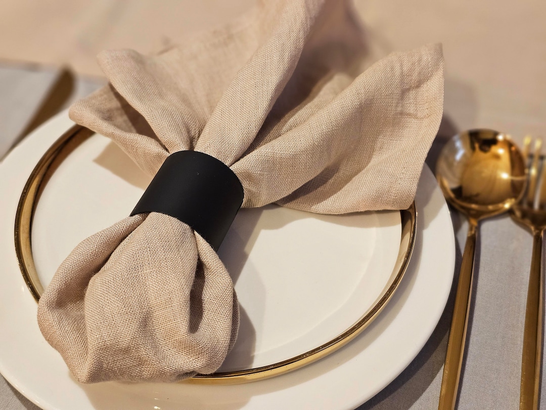 1 Piece of Rustic Copper Pipe Napkin Ring, Wedding Napkin Rings, Napkin ...