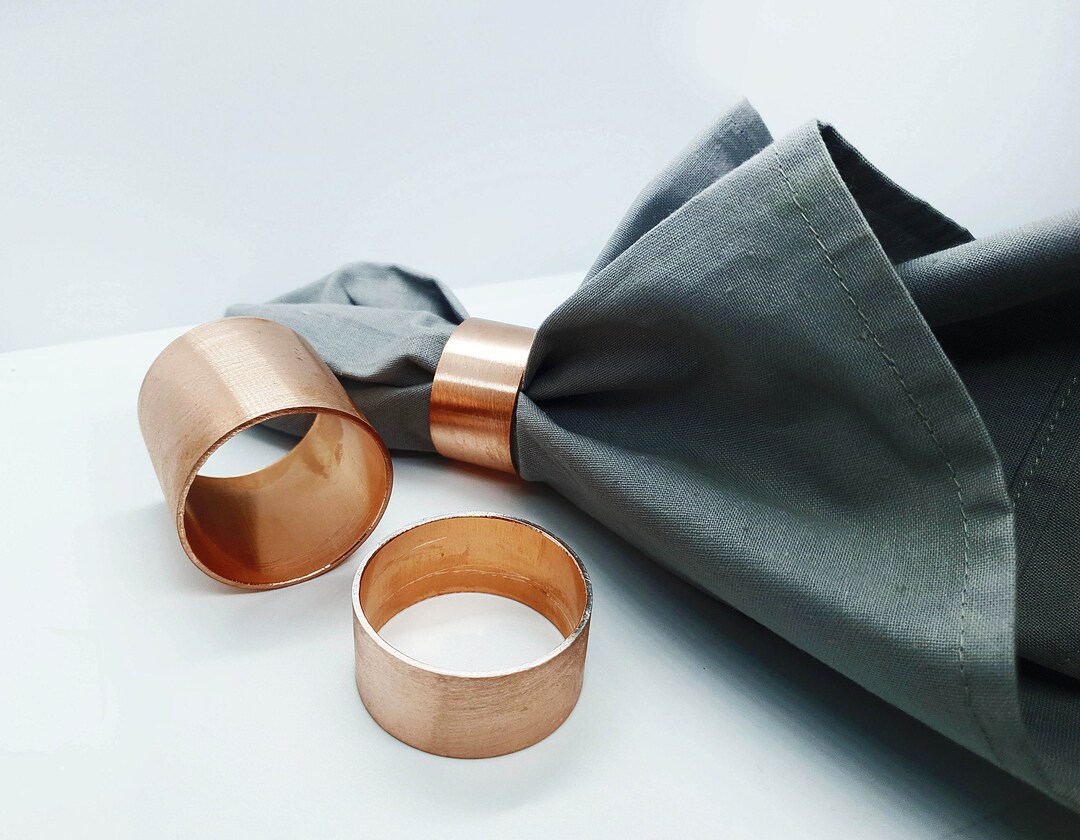 Rustic Copper Pipe Napkin Ring Sample Wedding Napkin Rings - Etsy Australia