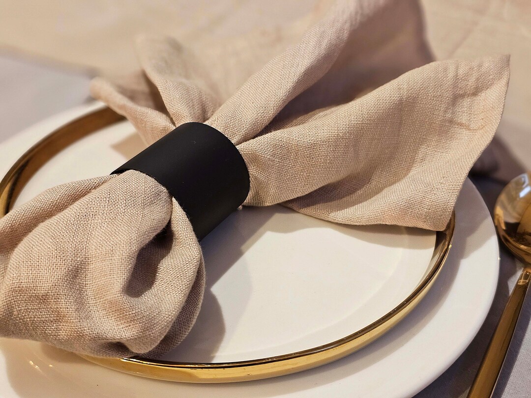 12 Pieces of Rustic Copper Pipe Napkin Rings, Wedding Napkin Rings ...