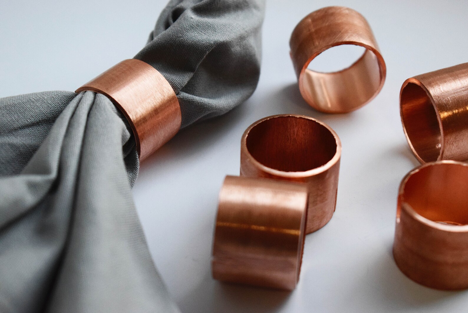 Rustic Copper Pipe Napkin Ring Sample Wedding Napkin Rings - Etsy Australia