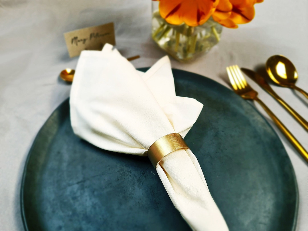 12 Pieces of Rustic Pipe Napkin Rings, Wedding Napkin Rings, Napkin ...