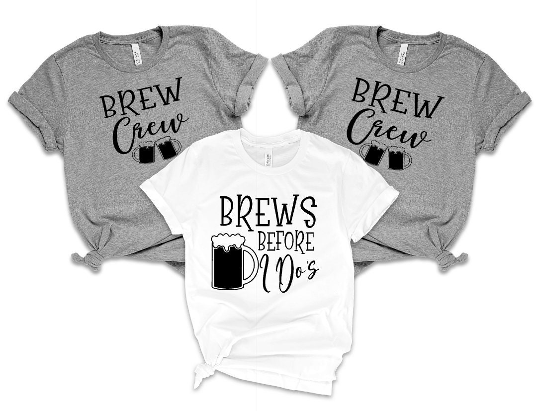 Beer Bachelor Party Shirts: Brew Crew Wedding T-shirts - Etsy