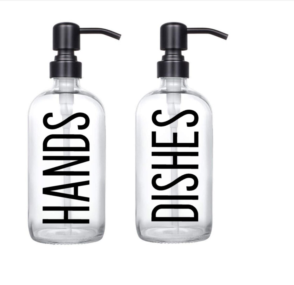 Hands/dishes/lotion/custom Decal Soap Dispenser Decal Decal - Etsy