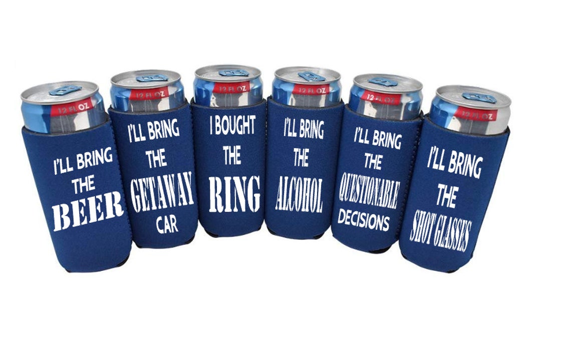 Bachelor Party Can Covers Groom Can Covers Military | Etsy