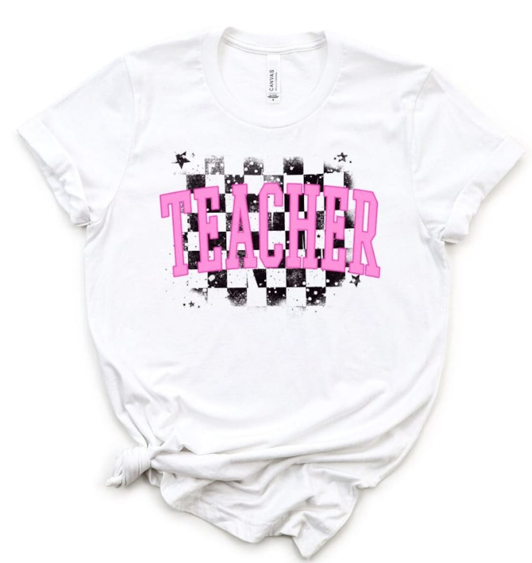 Teacher Shirts, Back to School Teacher Tee, School Varsity Teacher ...