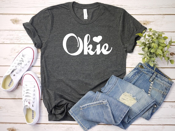 Oklahoma Home Shirt Okie T-shirt Okie Shirts Oklahoma State - Etsy