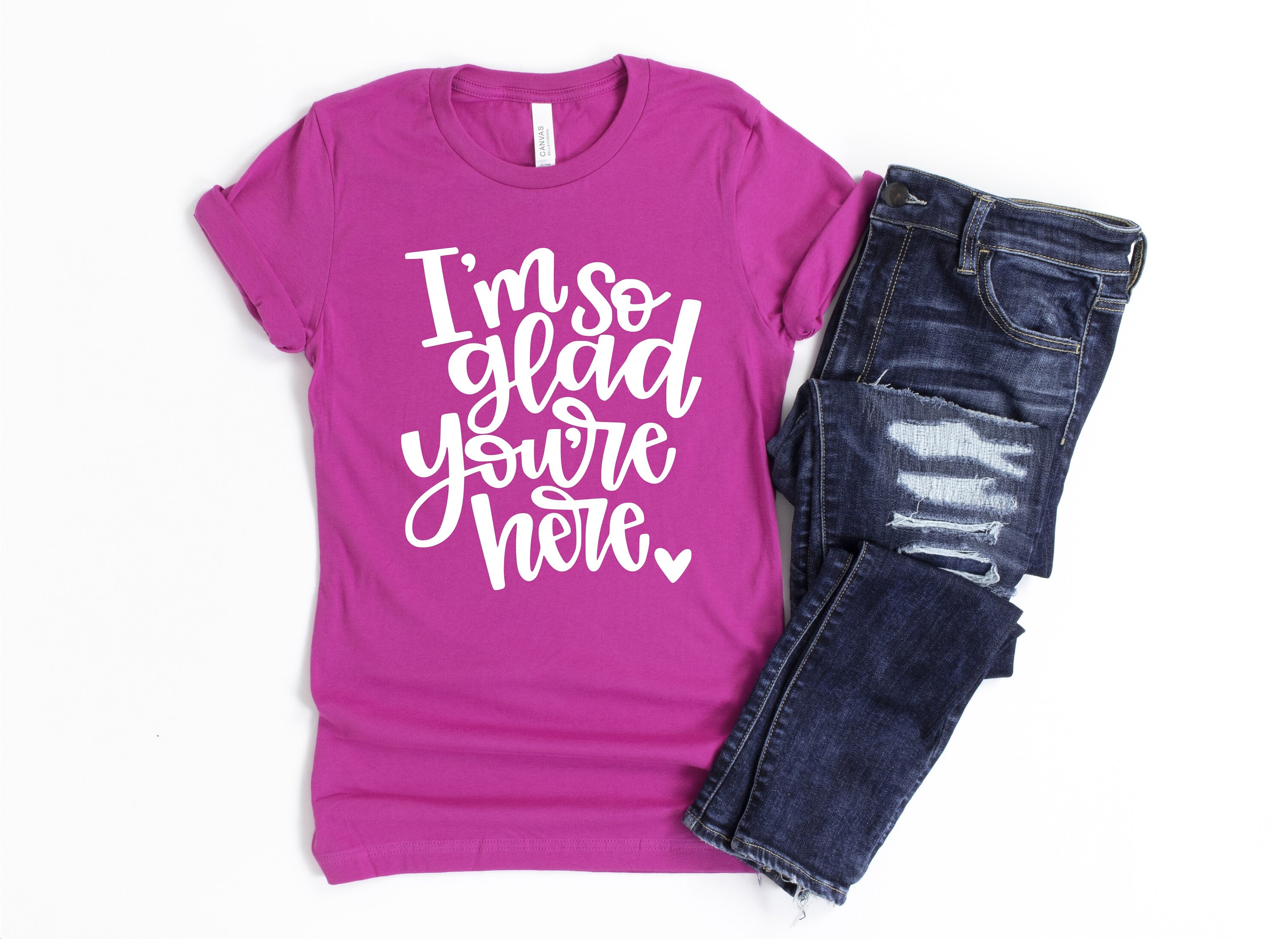 Back To School Teacher Shirt I'm So Glad You're Here | Etsy