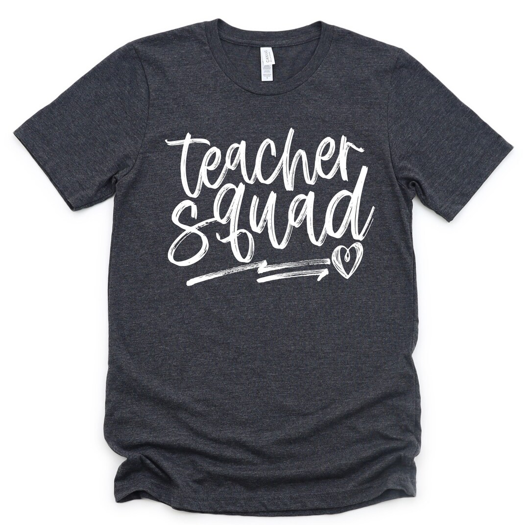 Teacher Squad Shirts, Teacher Team T Shirts, Teacher Gifts, Matching ...