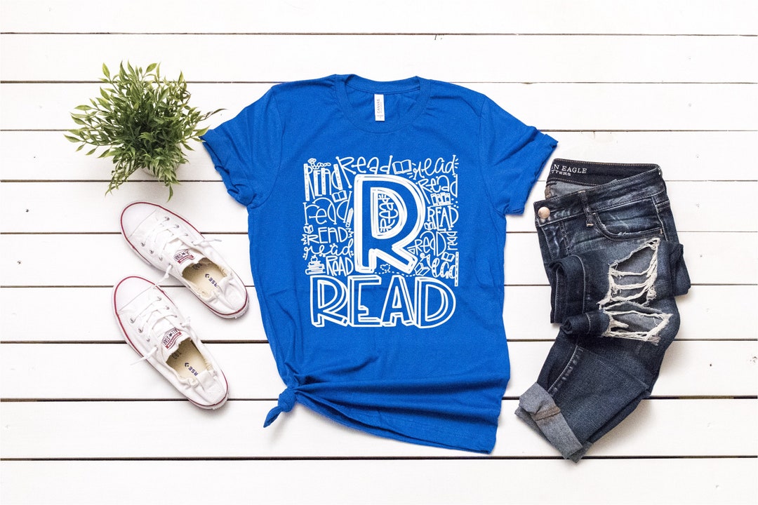 Read Shirt, Reading Shirt, Teacher Shirts, Reading Week Teacher Tee ...