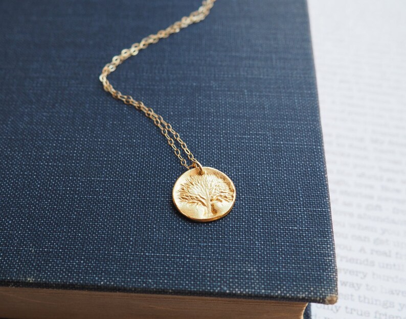 Gold Tree of Life Necklace, Gold Tree Necklace, Gold Necklace - Etsy