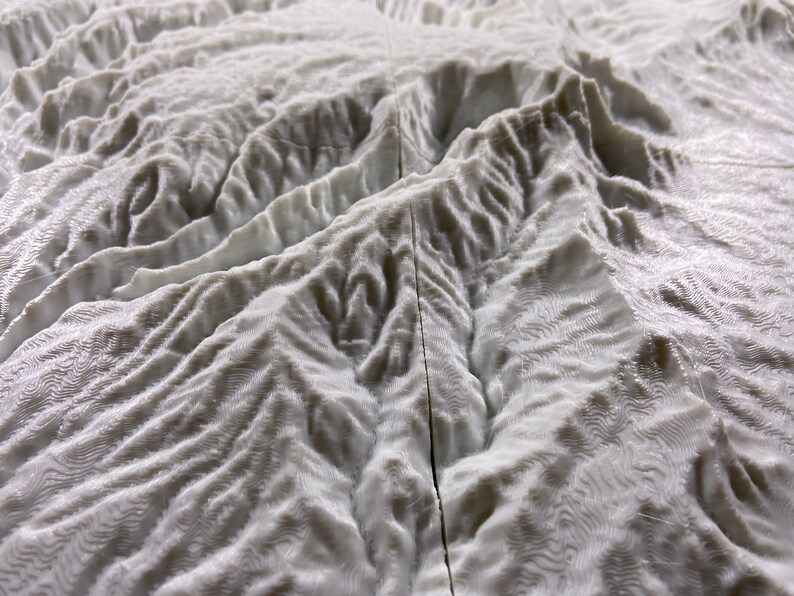 Custom Topographical Map - Etsy