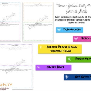 COMBO PACK Kids Devotional Pack & Kids Prayer Journal Pack ~ Christian ...