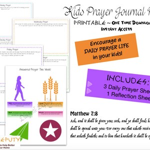 COMBO PACK Kids Devotional Pack & Kids Prayer Journal Pack ~ Christian ...