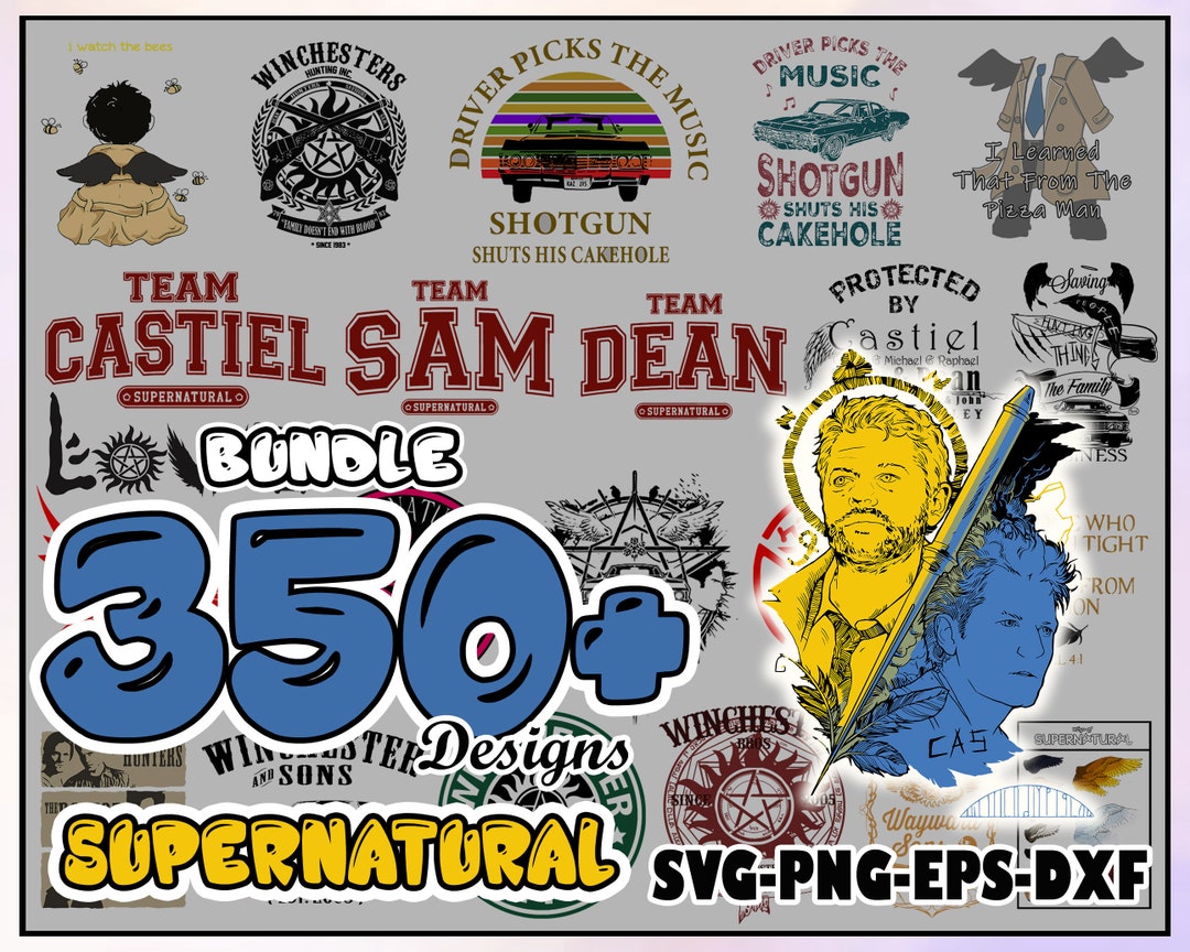 Supernatural Svg, Supernatural Team Svg, Supernatural Png Files, Svg ...