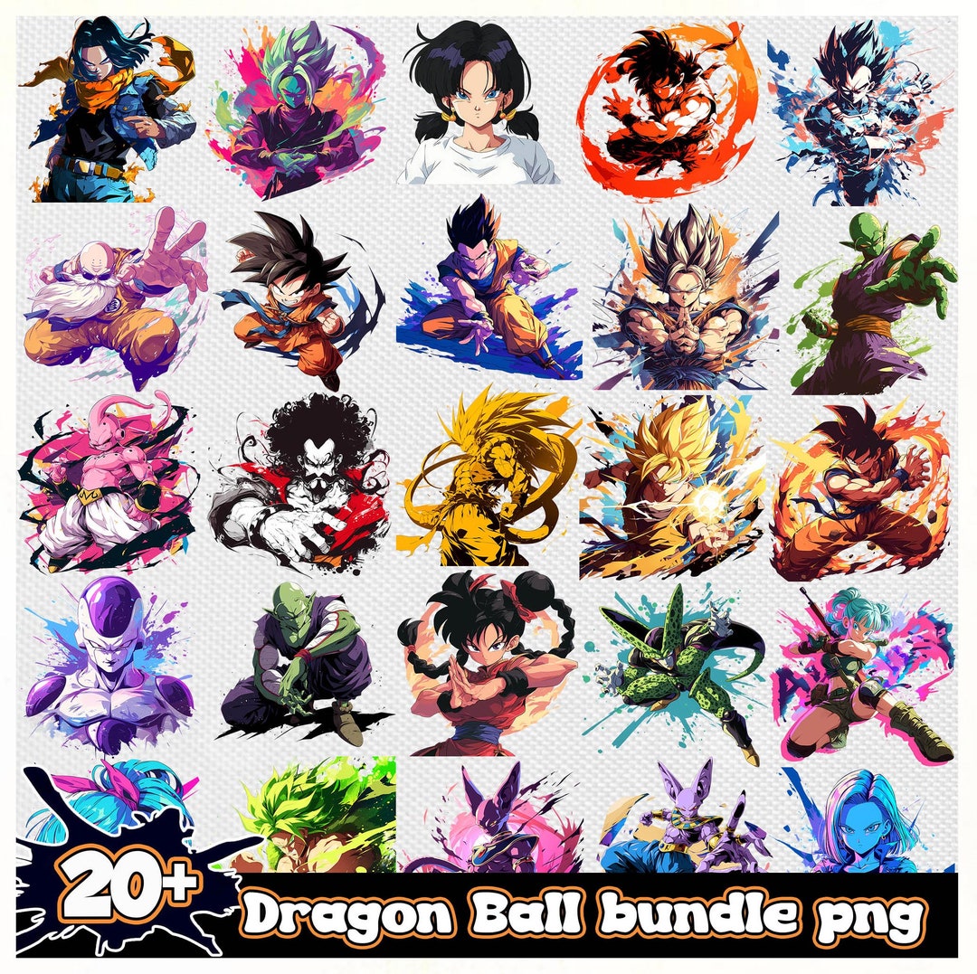 Anime Characters PNG Bundle, Action Movies Martial Arts and Adventure ...