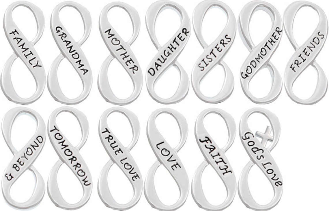 Silver Plated Infinity Symbol Double Chain Necklace: 18 Inches | Etsy