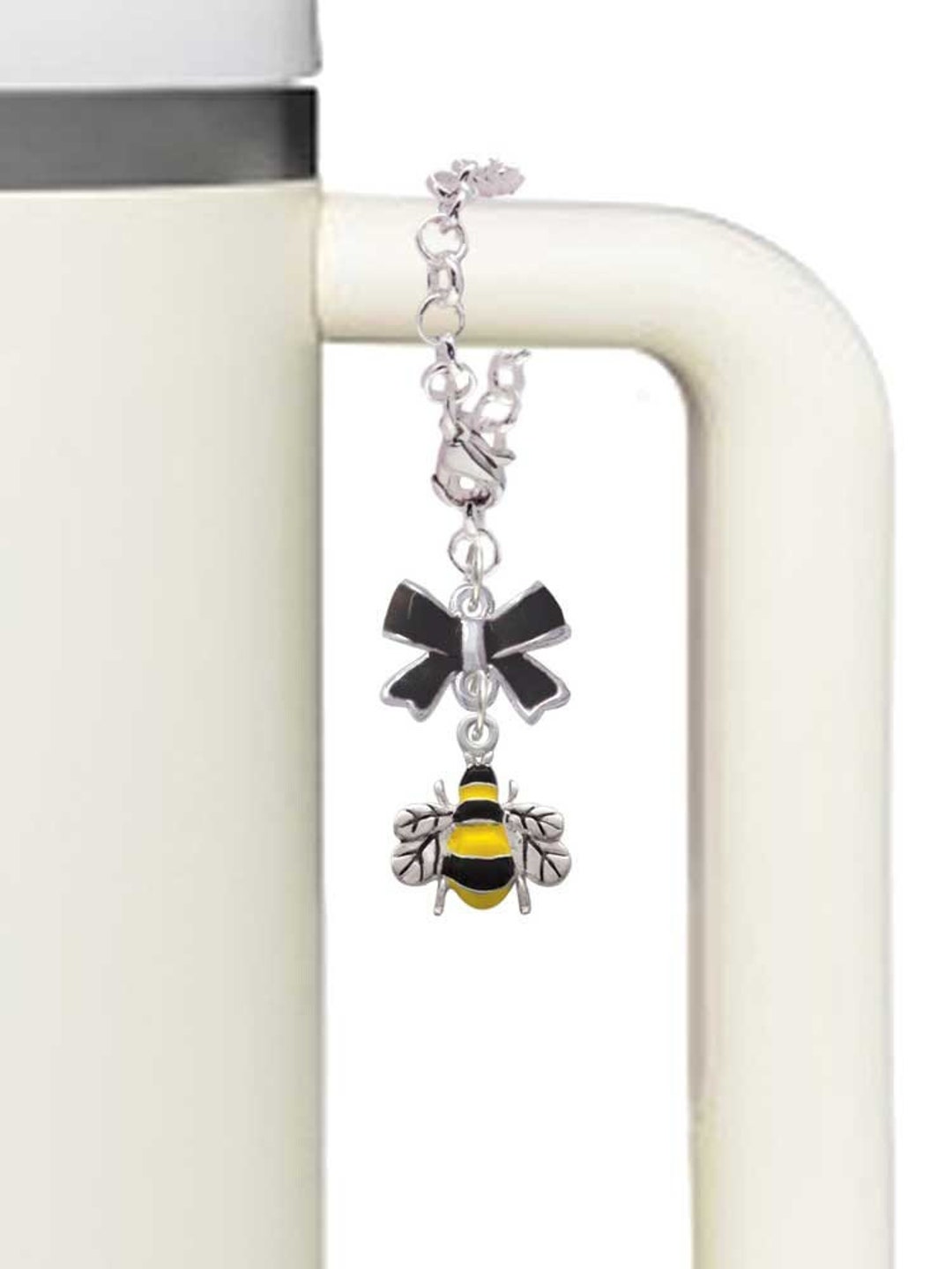 Bumble Bee Charm Accessory for Tumblers Thermal Cups Water Bottle ...