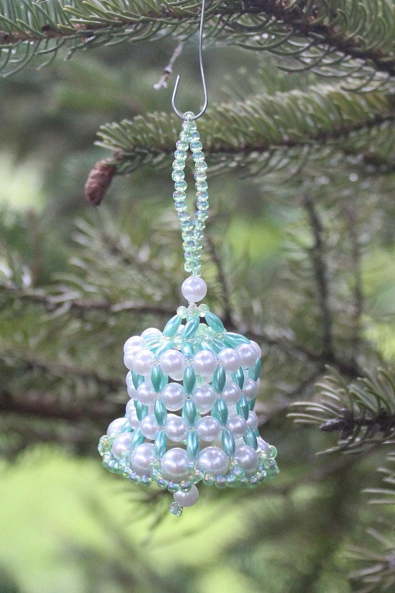 Beaded Bell Ornaments - Etsy