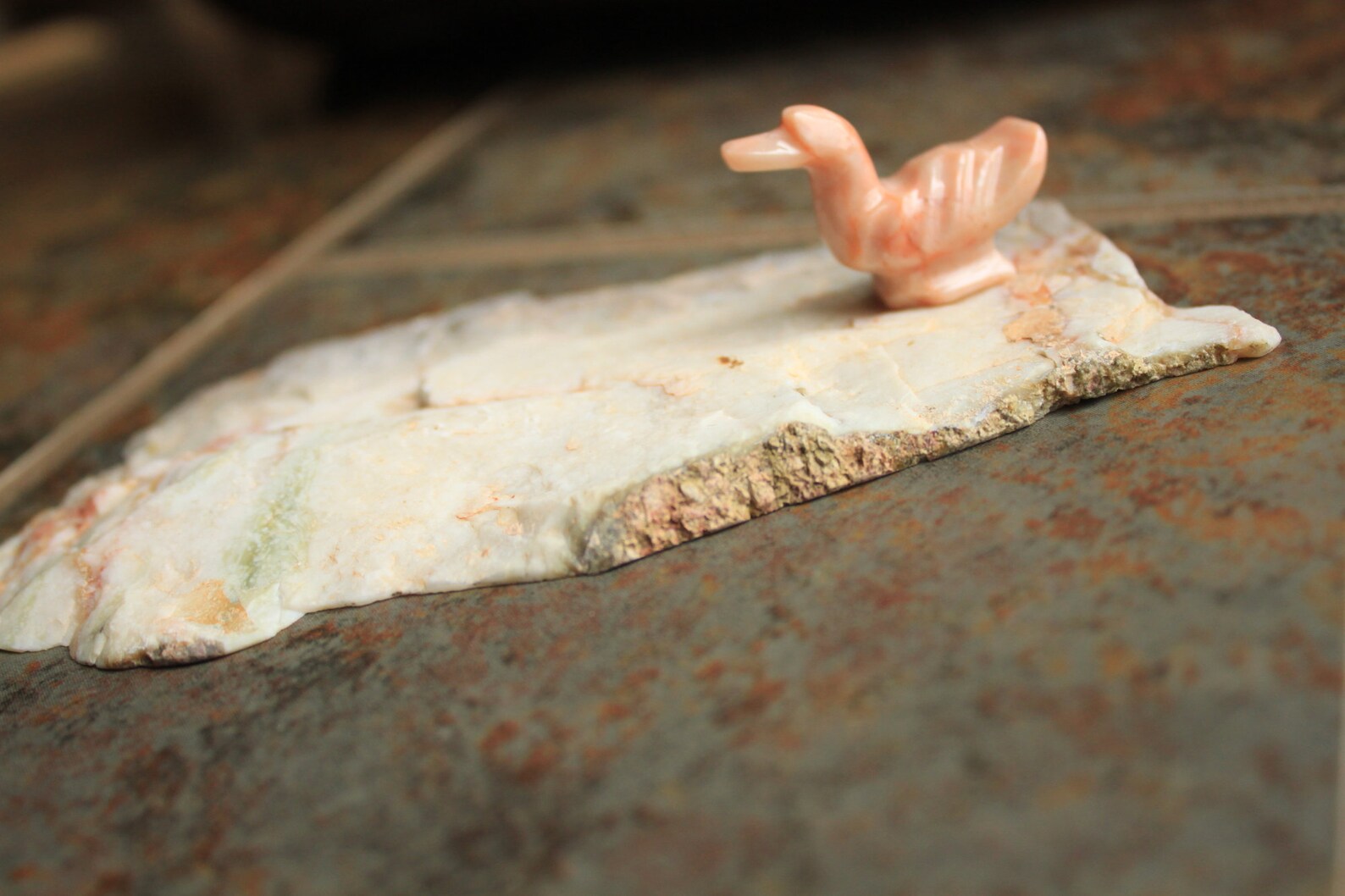 Onyx Animal Figures on Rock Slabs - Etsy