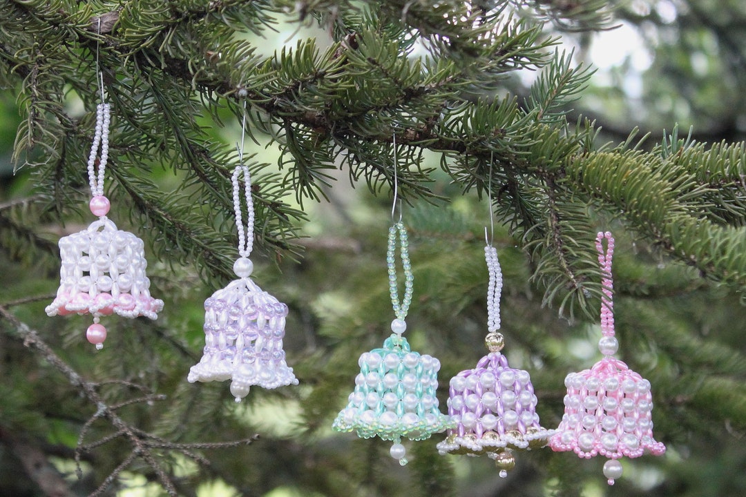 Beaded Bell Ornaments - Etsy