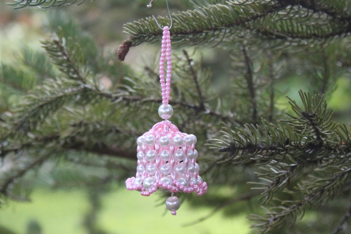 Beaded Bell Ornaments - Etsy