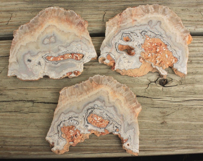 Lace Agate Slabs From Haunted Ridge Missouri - Etsy