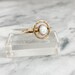 Orbit Gemstone Ring, Saturn Style Ring, Opal Jewelry, Moonstone Jewelry ...