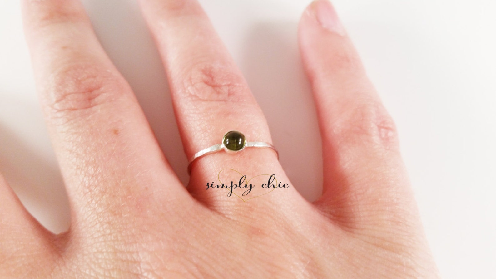 Peridot Stacking Ring Gemstone Ring Personalized Ring - Etsy