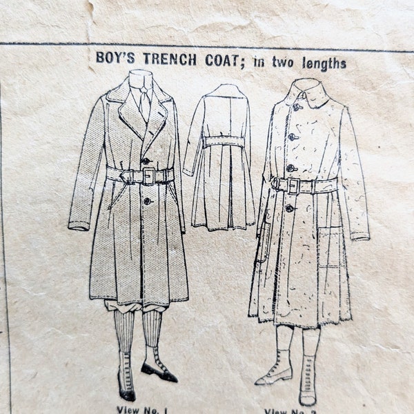 1920s Coat Pattern - Etsy